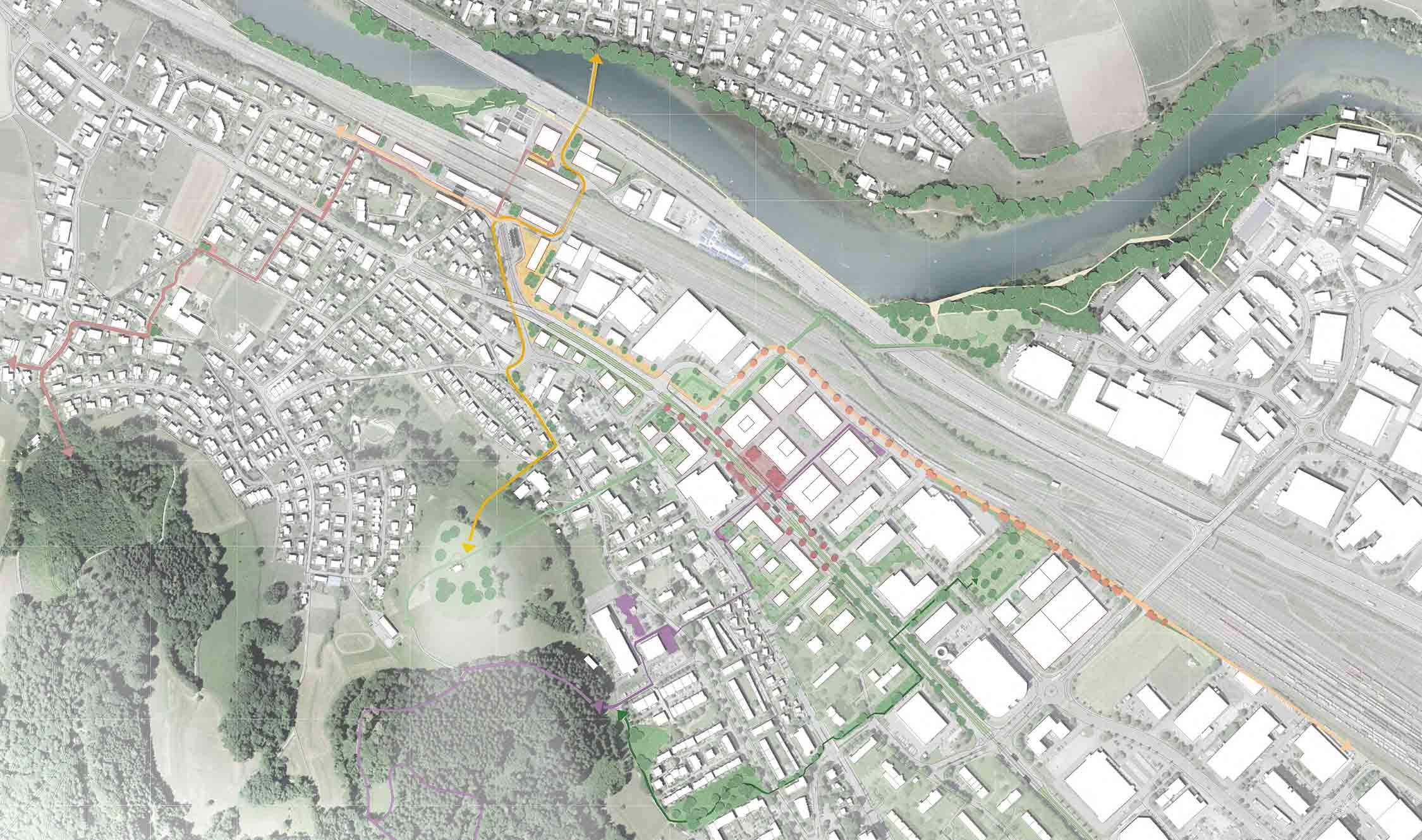 Testplanung Grenzraum Killwangen - Spreitenbach